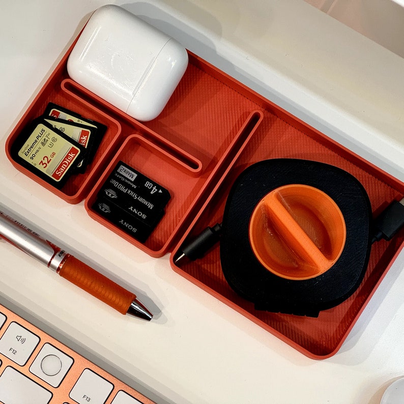 Desk Tray Desk Organiser Wave Collection - Etsy