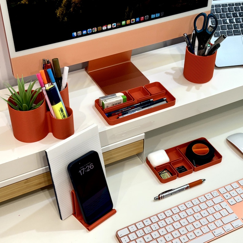 Designer Desk Tray Unique 3D Printed wave Design Desk Organiser - Etsy