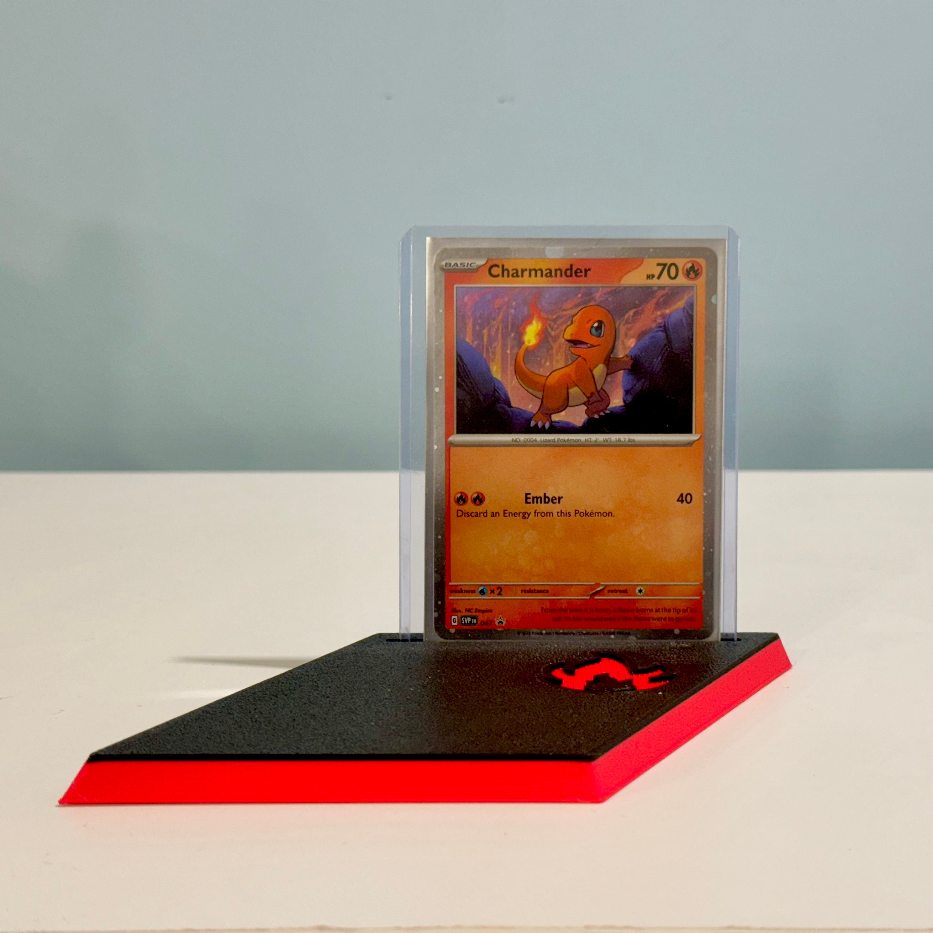 Pokemon Card Display Stand - Custom Energy Colours, Compatible With Top ...