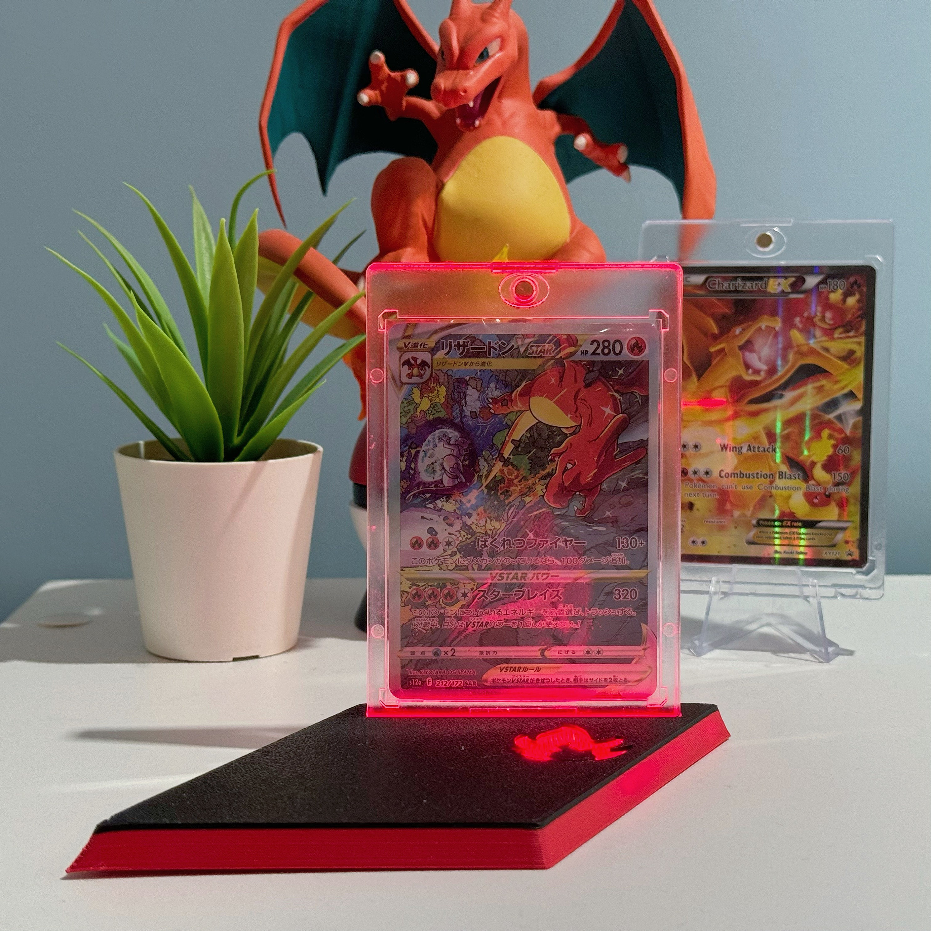 Illuminated Pokémon Card Display Stand Compatible With Graded Slabs ...
