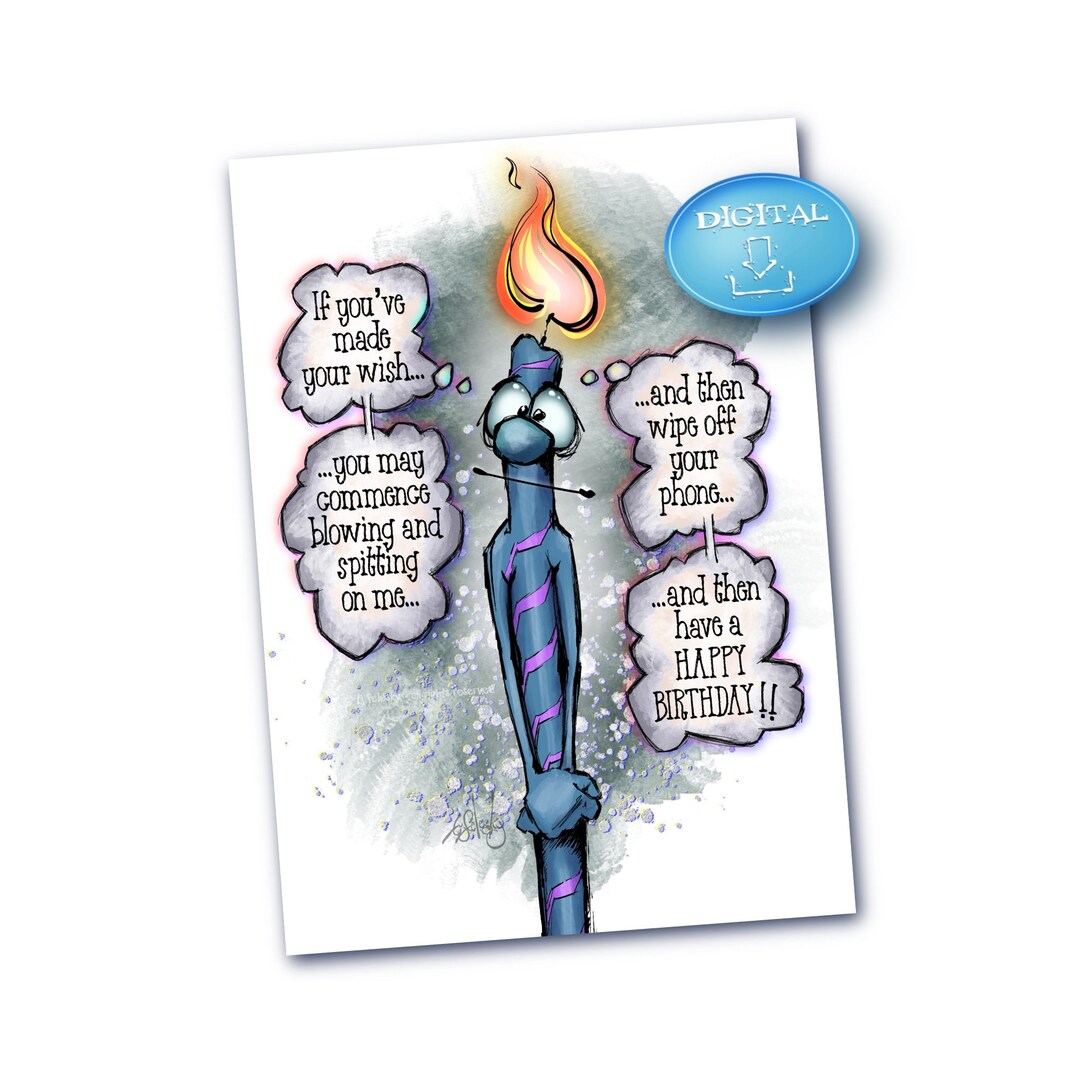 Humorous Birthday Digital And/or Printable E-card! - Etsy