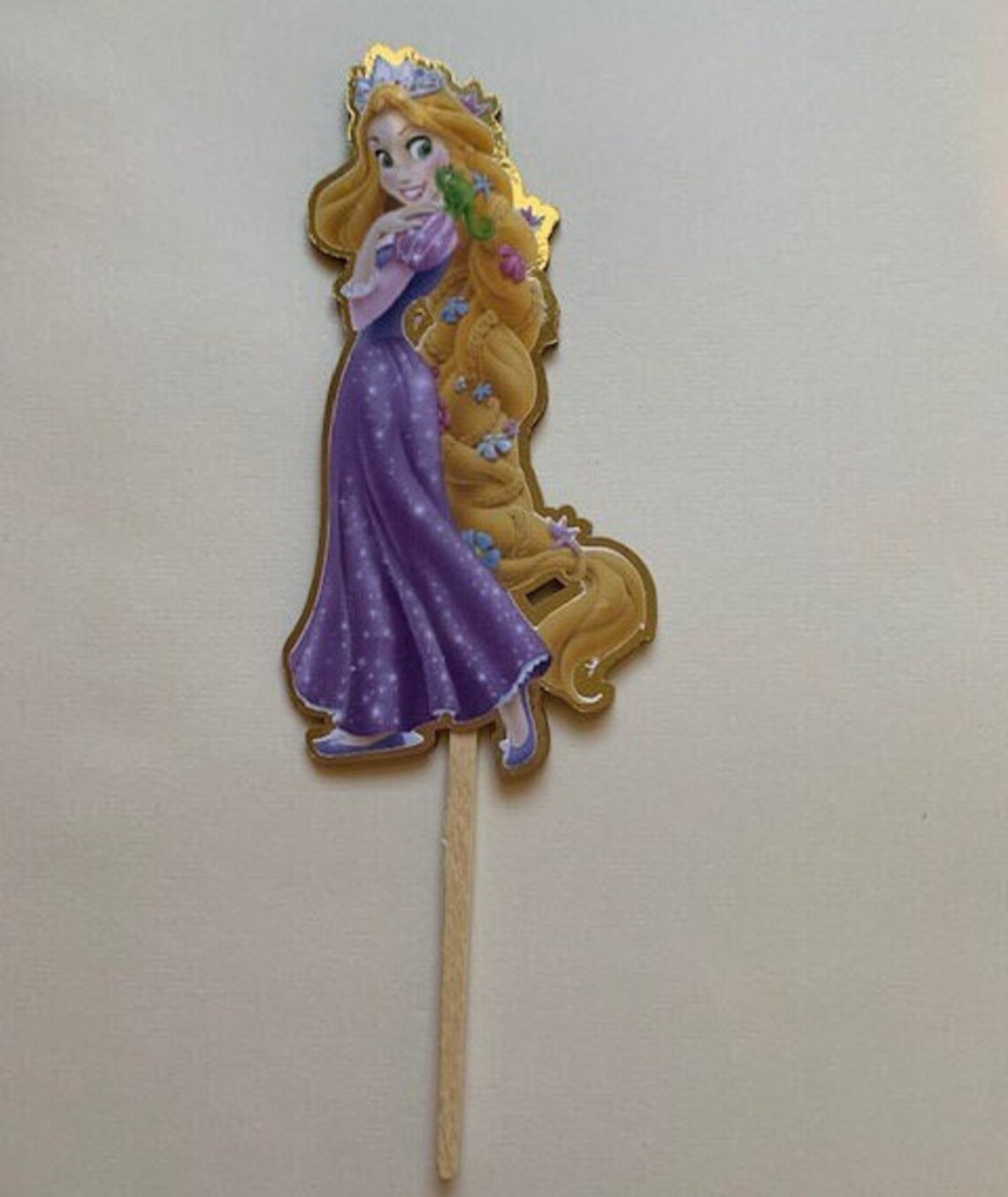 Simple Rapunzel Cake Topper Set, Princess Simple Cake Topper Set ...