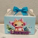 Axolotl Gable Box, Axolotl Party Box, Axolotl Candy Box, Axolotl ...