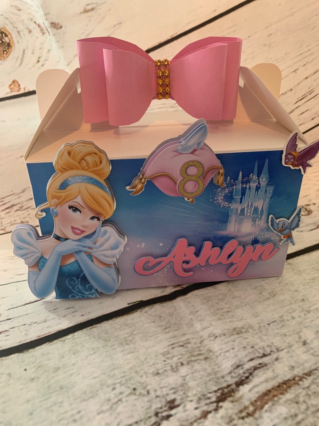 Cinderella Favor Box Cinderella Party Box Cinderella - Etsy