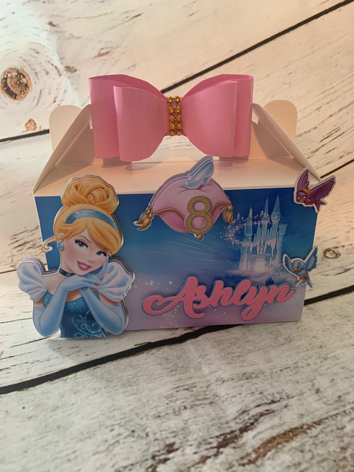 Cinderella Favor Box Cinderella Party Box Cinderella - Etsy