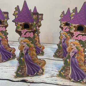 Rapunzel Favor Boxes Tangled Favor Boxes Princess Favor - Etsy