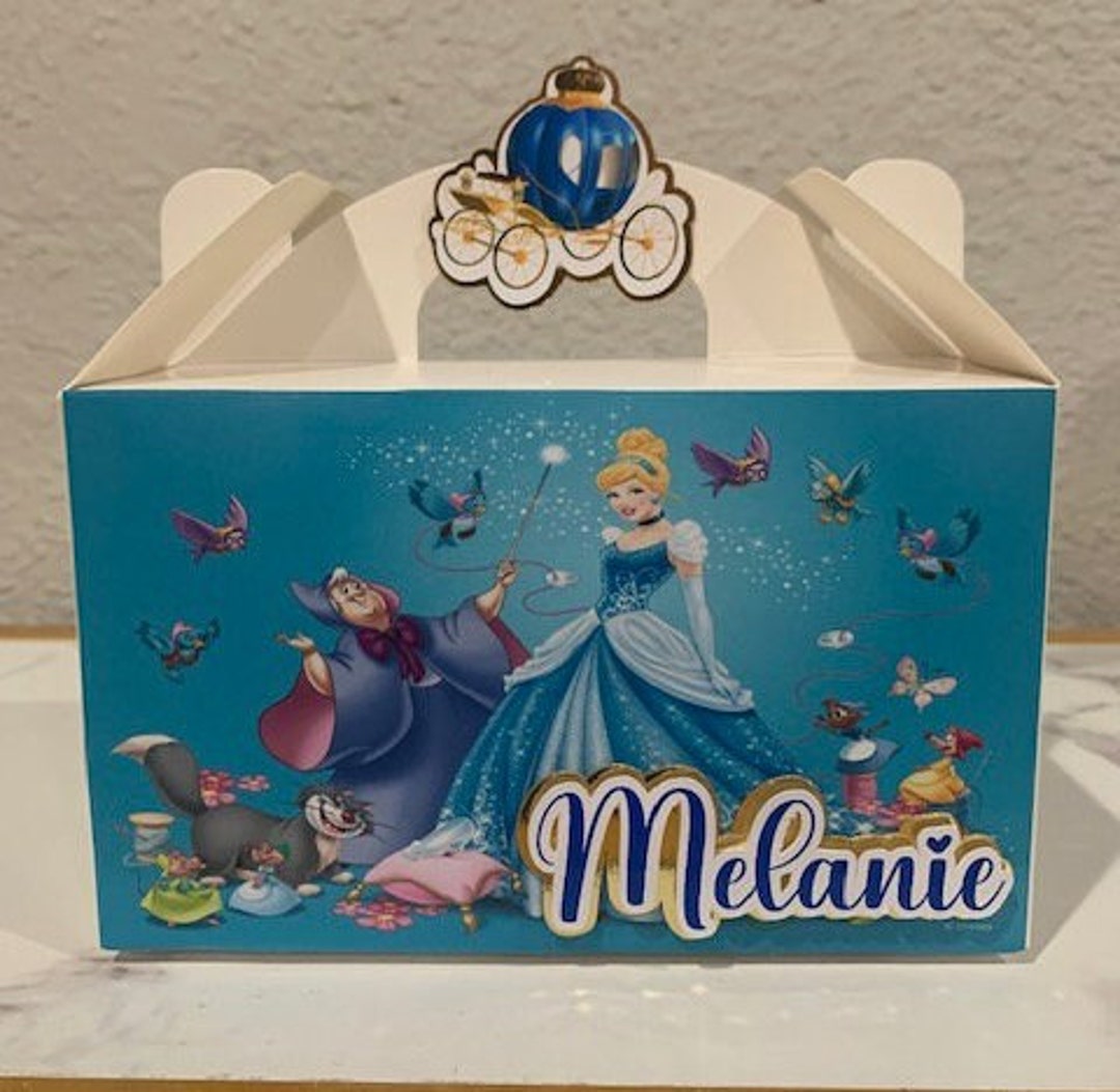 Cinderella Favor Box, Cinderella Party Box, Cinderella Birthday ...