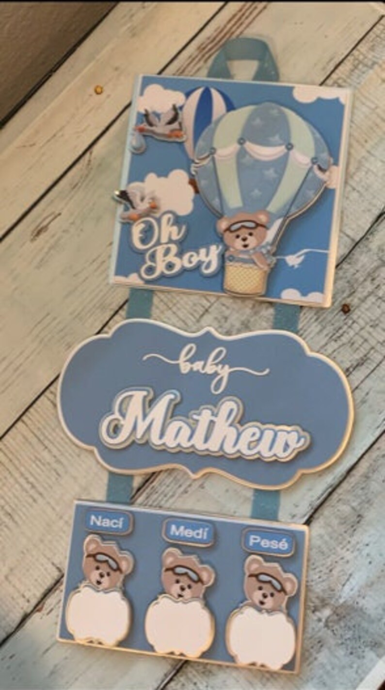 Baby Room Decor, Welcome Baby, Wall Hanging Sign Decor, Baby Shower ...