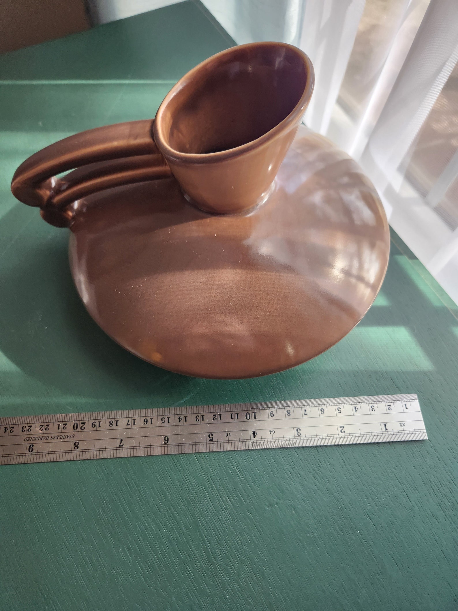 Vintage Red Wing Pottery Double Handle Carafe / Small Pitcher - Etsy