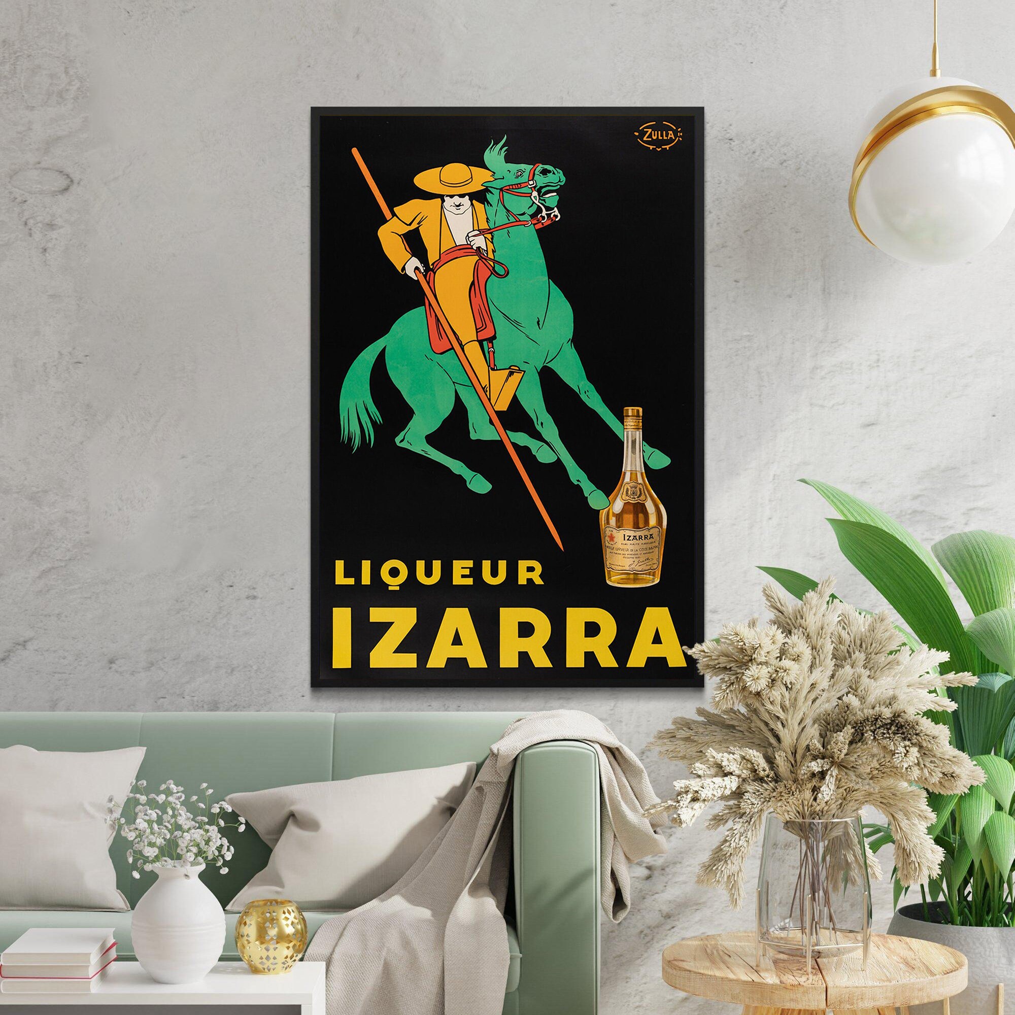 Liqueur Izarra Vintage Food&drink Poster, Printable Wall Art, Vintage ...