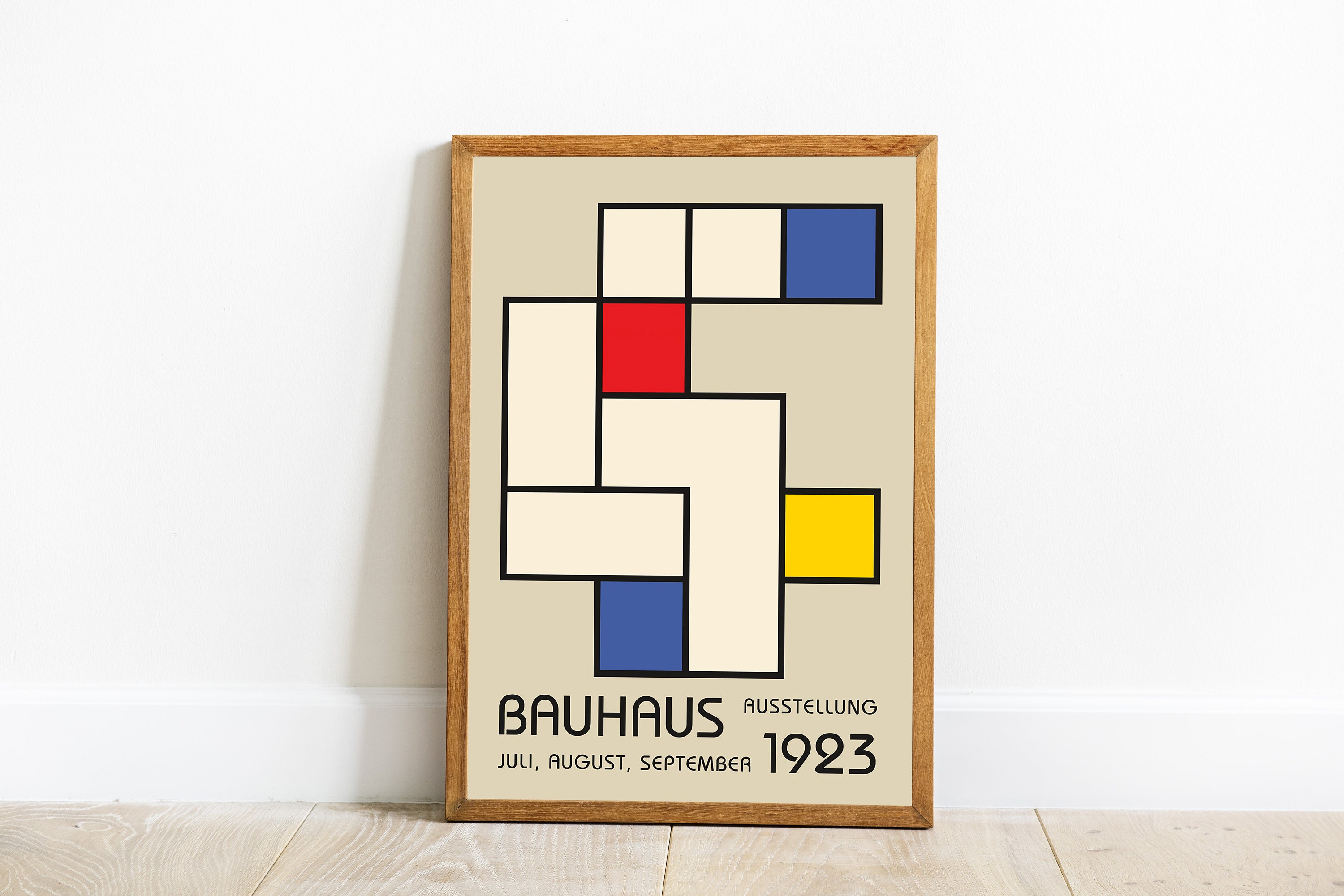 Bauhaus Geometric Design 1923 Art Print, Bauhaus Ausstellung, Bauhaus ...