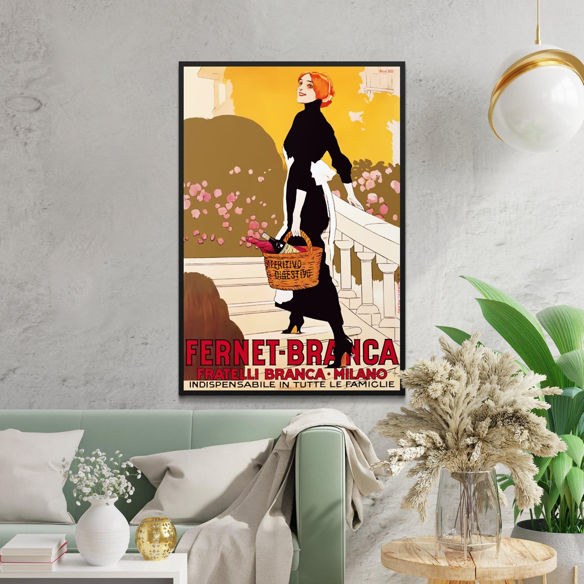 Fernet Branca Aperitivo Digestivo Vintage Food&Drink Poster, Printable ...