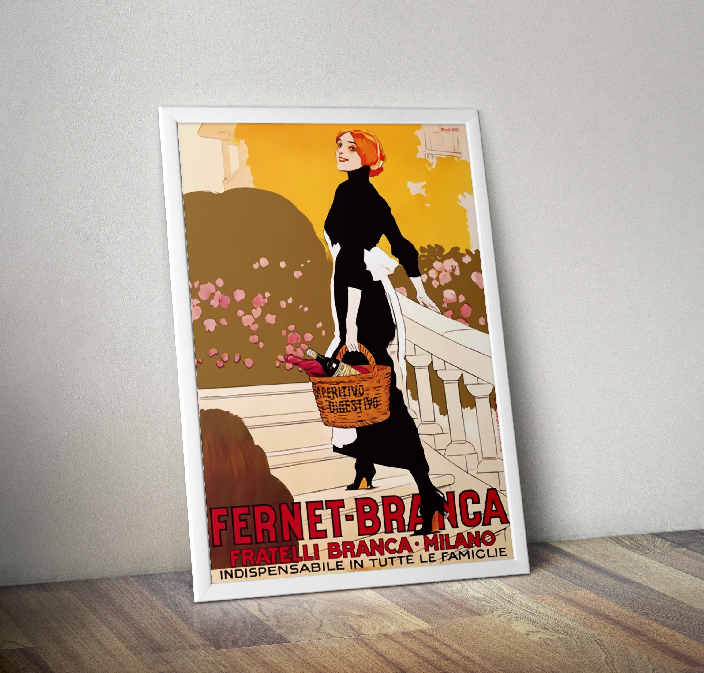Fernet Branca Aperitivo Digestivo Vintage Food&Drink Poster, Printable ...