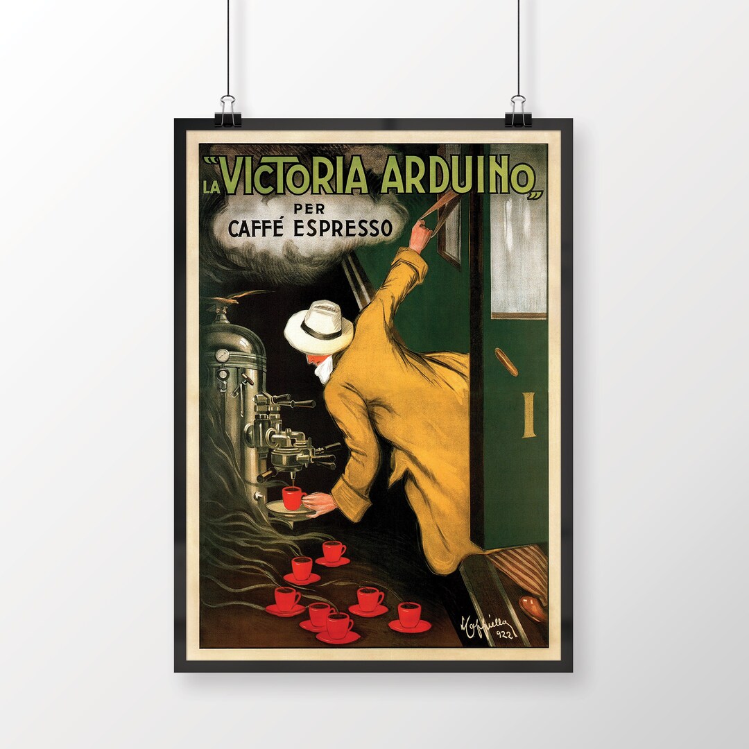 Victoria Arduino Food&drink Vintage Poster, Italian Food Retro Print ...