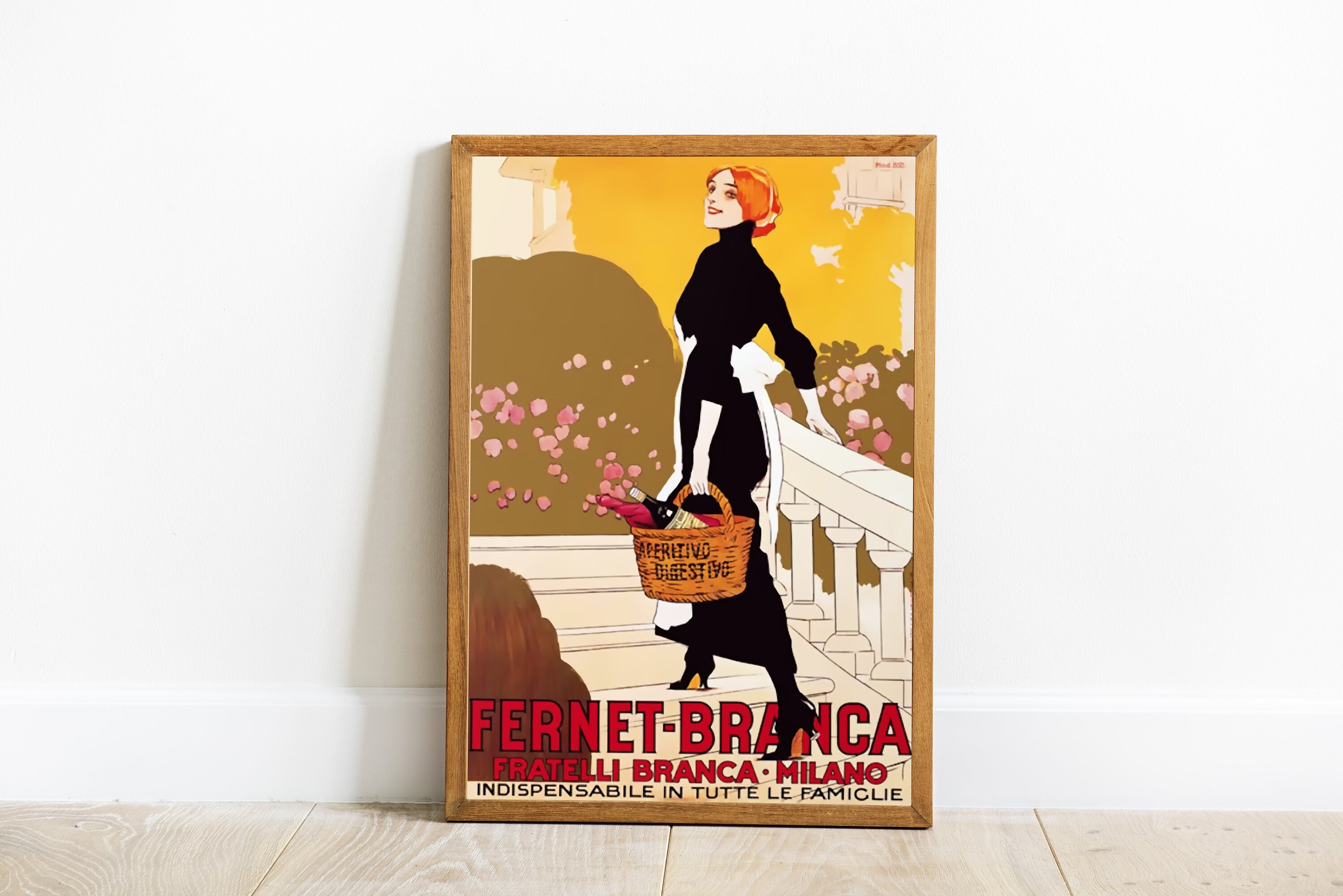 Fernet Branca Aperitivo Digestivo Vintage Food&Drink Poster, Printable ...