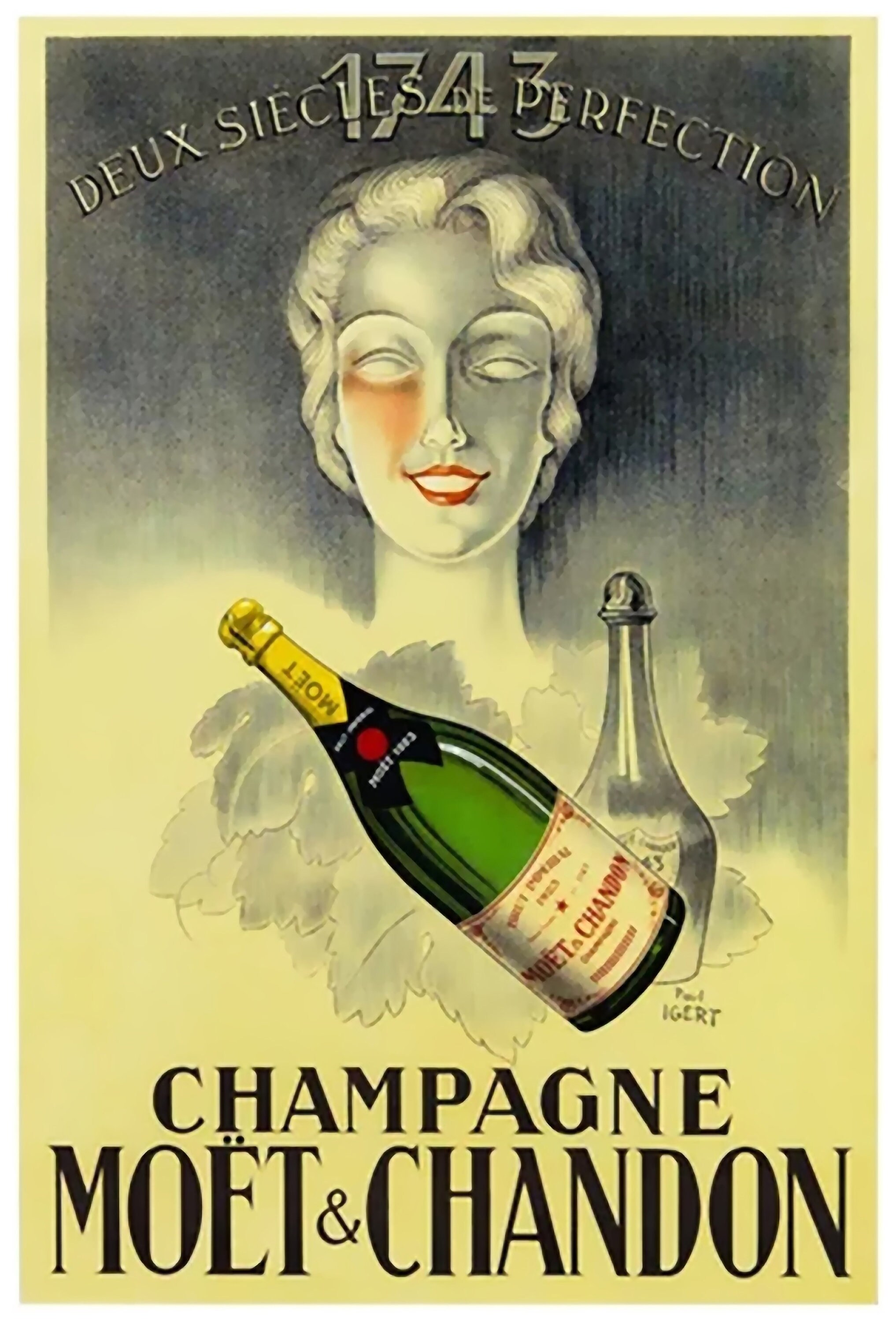 Champagne Moet&chandon Vintage Poster, Printable Wall Art, Alcohol ...