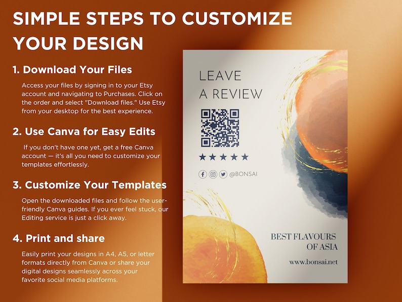 Modern Menu Template, Coffee Shop Menu, Scan to Pay Template, Business ...