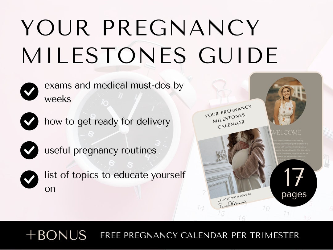 Pregnancy Milestones, Pregnancy Calendar, Weekly Pregnancy Guide ...