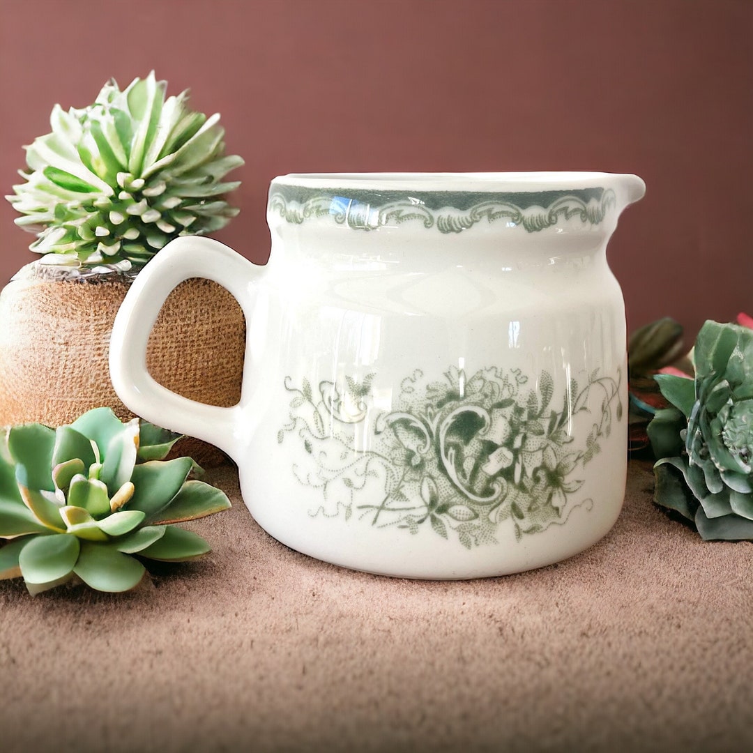 Green Anna Grön Anna Rörstrand Little Vintage Creamer Pitcher: Elegance ...