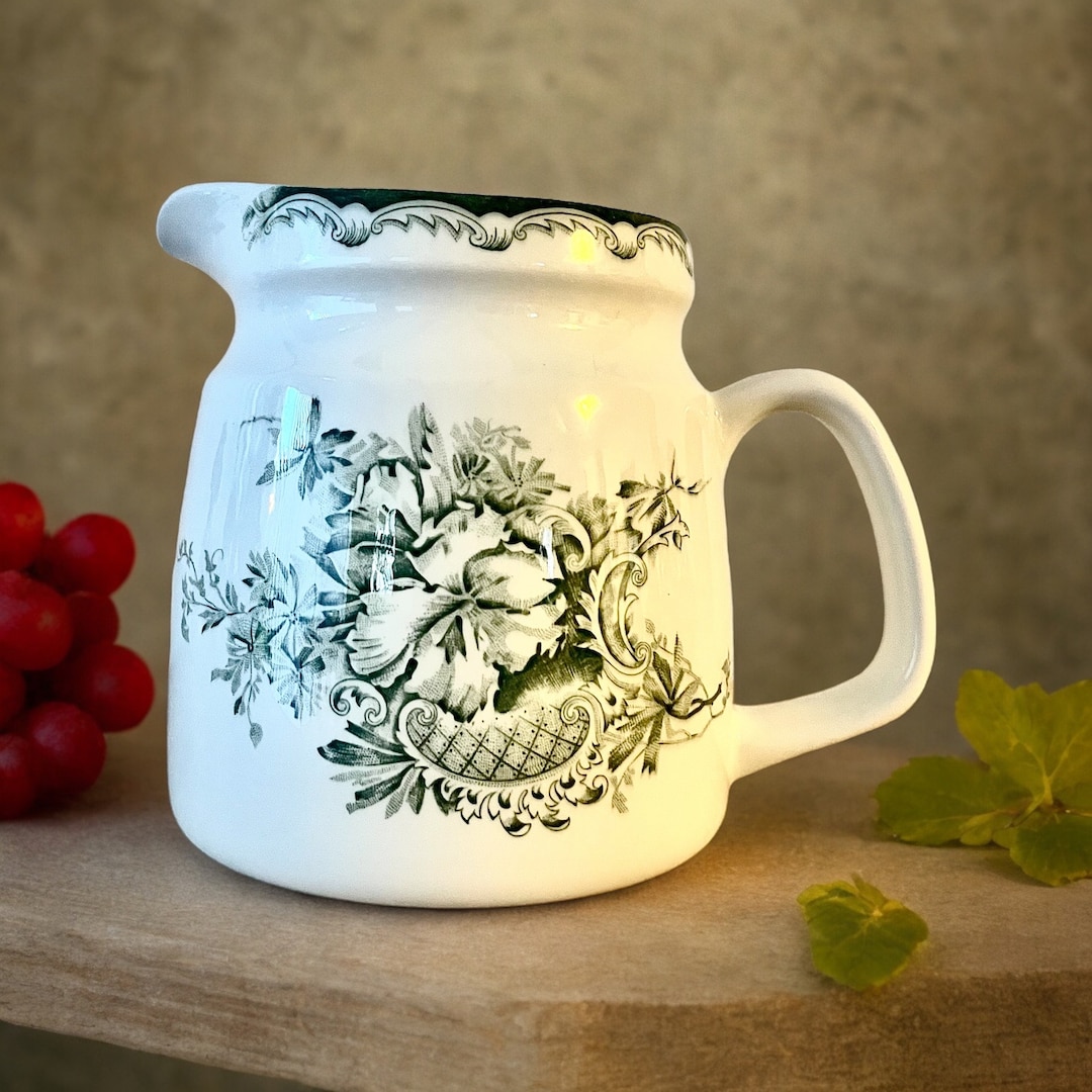 Green Anna Grön Anna Rörstrand Vintage Creamer Pitcher: Elegance With a ...