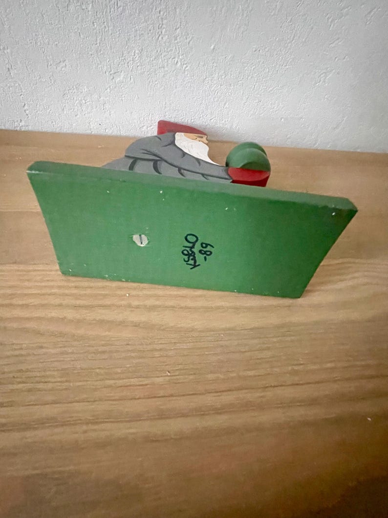 Bougeoir Tomte suédois vintage peint à la main - Décoration nordique de ...