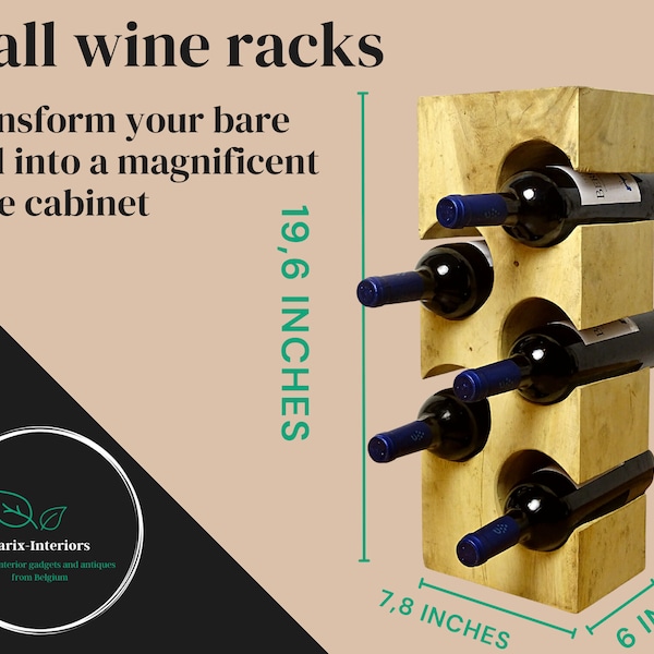 Rustic Wine Rack - Etsy