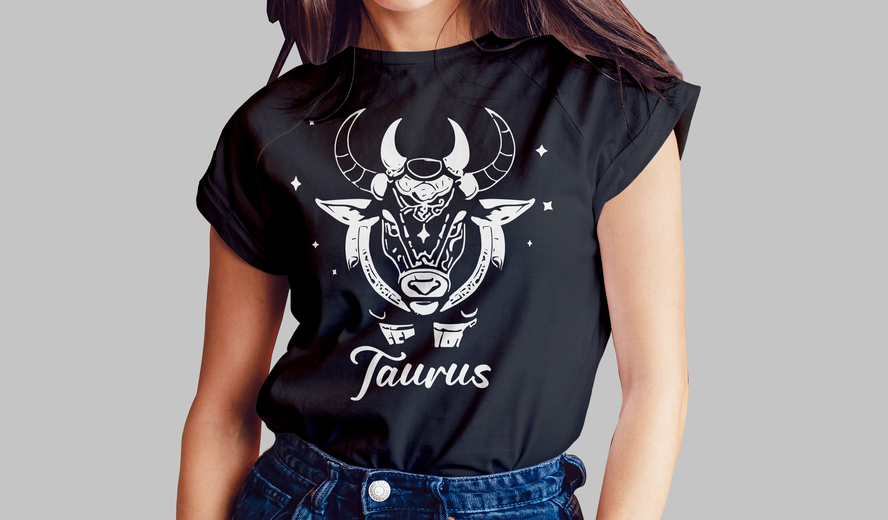 TAURUS SVG Png| Taurus Tshirt Design| Moon Magic | Zodiac Sign Taurus ...