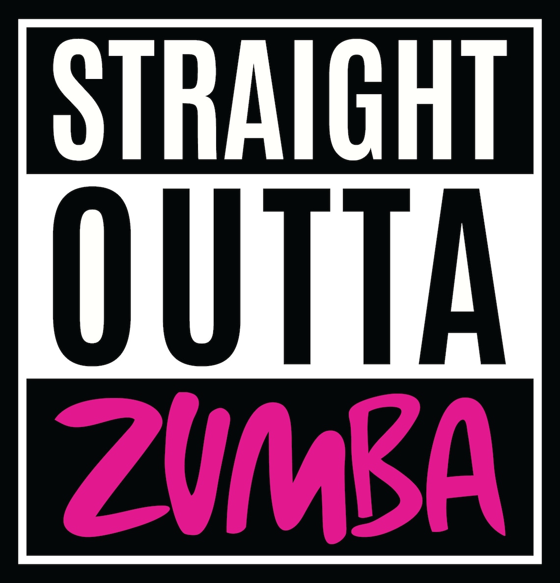 ZUMBA SVG PNG Boho Svg Straight Outta Zumba Svg Zumba Team Svg Dance ...