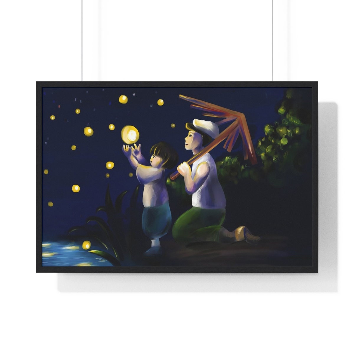 Anime Poster Hayao Miyazaki Inspired Anime Poster Anime Manga Digital ...