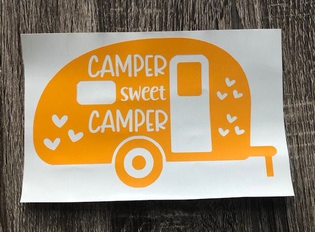 Camper Decal Vinyl RV Sticker Camping Travel Outdoors - Etsy