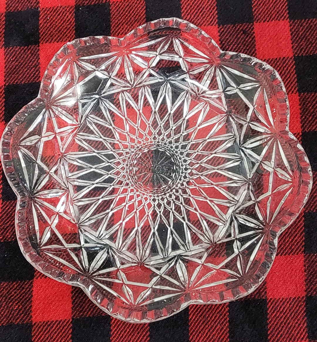 Vintage 1970s Avon Crystal Dish - Etsy