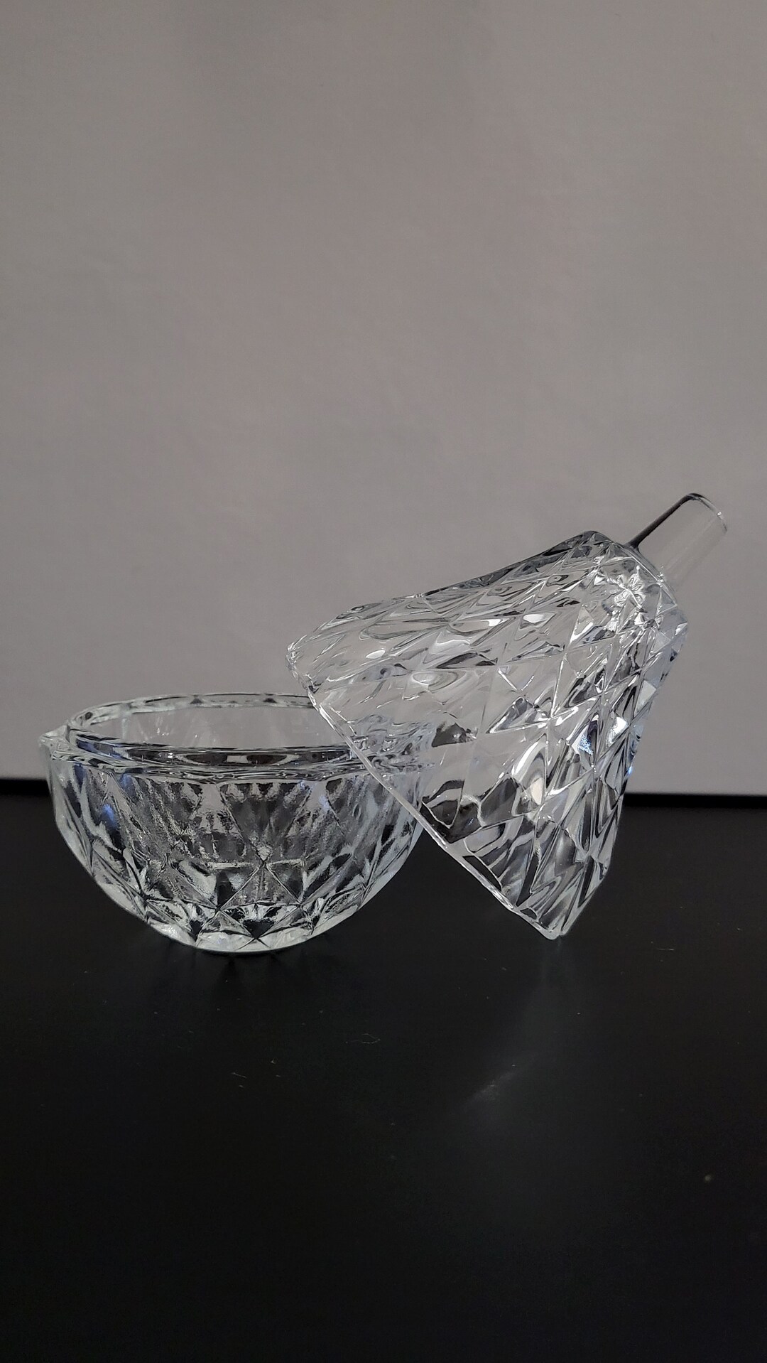 Vintage Pear Shaped Glass Trinket Dish Made in Italy - Etsy