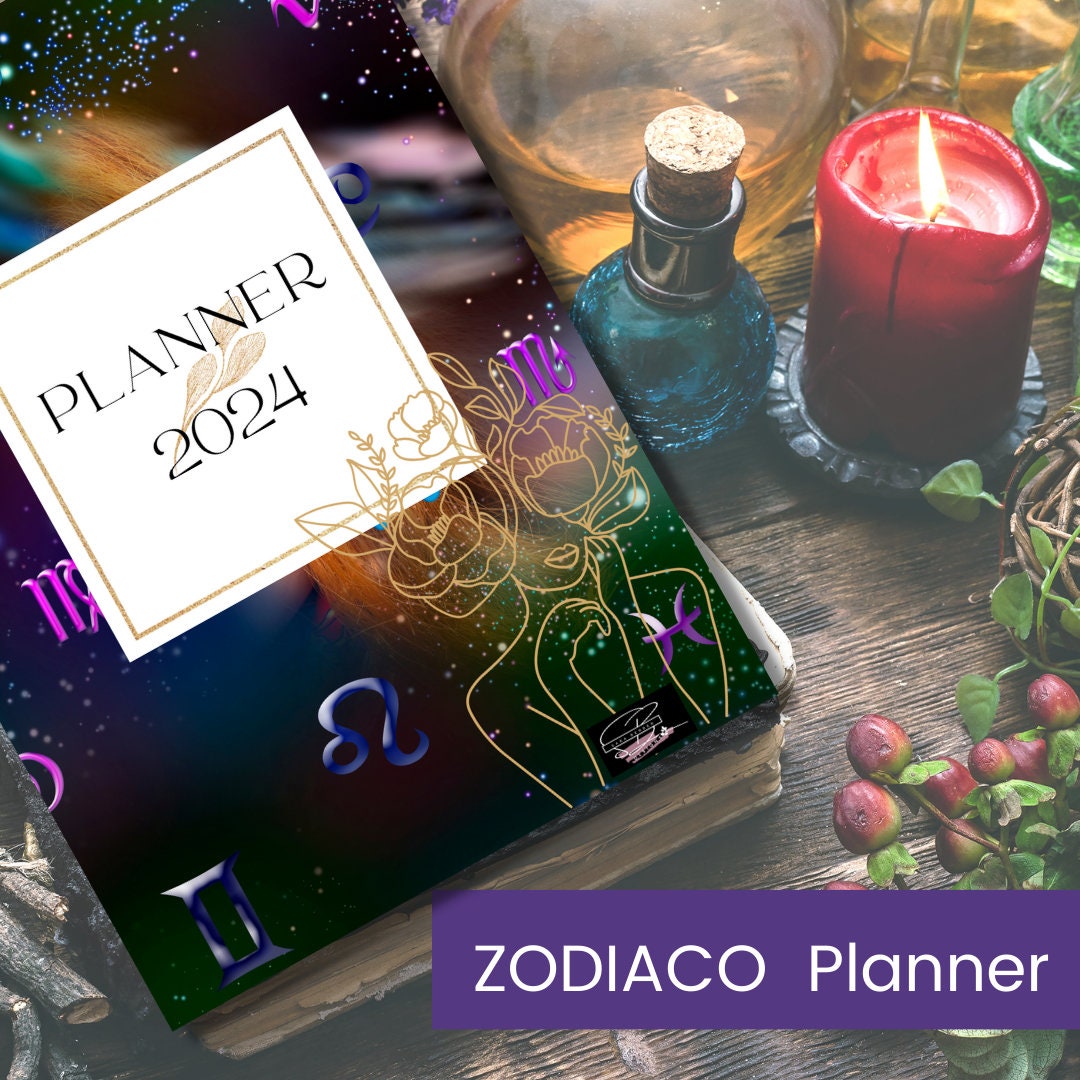 PLANNER 2024 Zodiac- Printables From Witchy Planner-print Your Undated ...