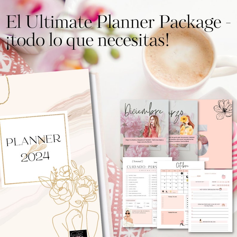 PLANNER 2024,digital Planner 2024,daily Weekly,monthly Planner,undated ...