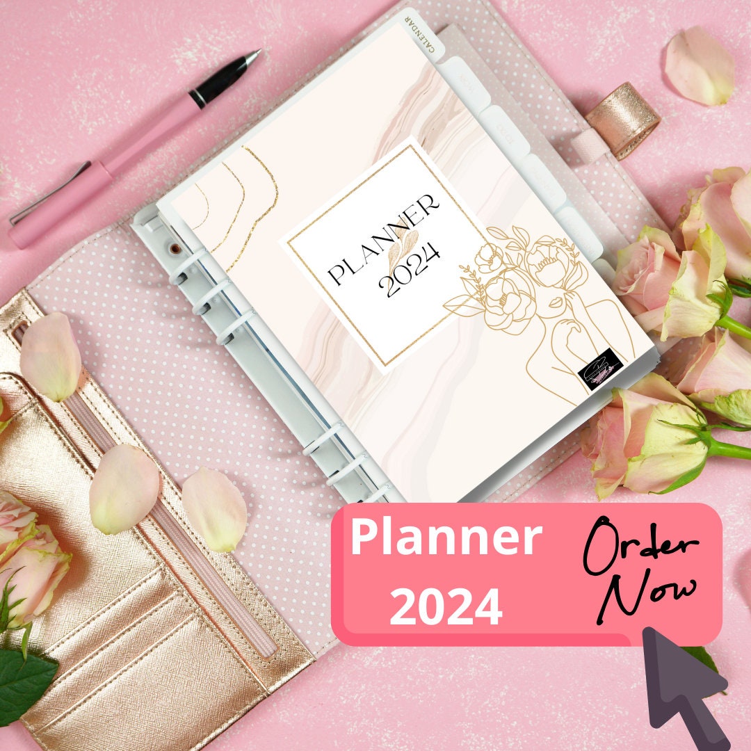 PLANNER 2024,digital Planner 2024,daily Weekly,monthly Planner,undated ...