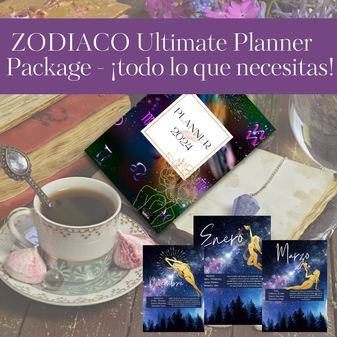 PLANNER 2024 Zodiac- Printables From Witchy Planner-print Your Undated ...