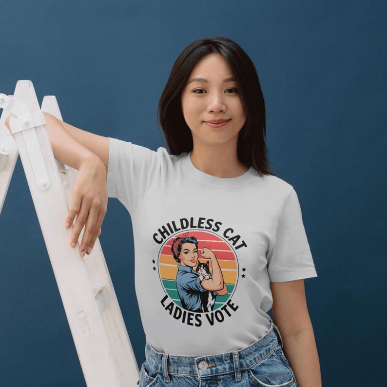 Childless Cat Lady for Kamala Svg,kamala Harris 2024 Election Design ...