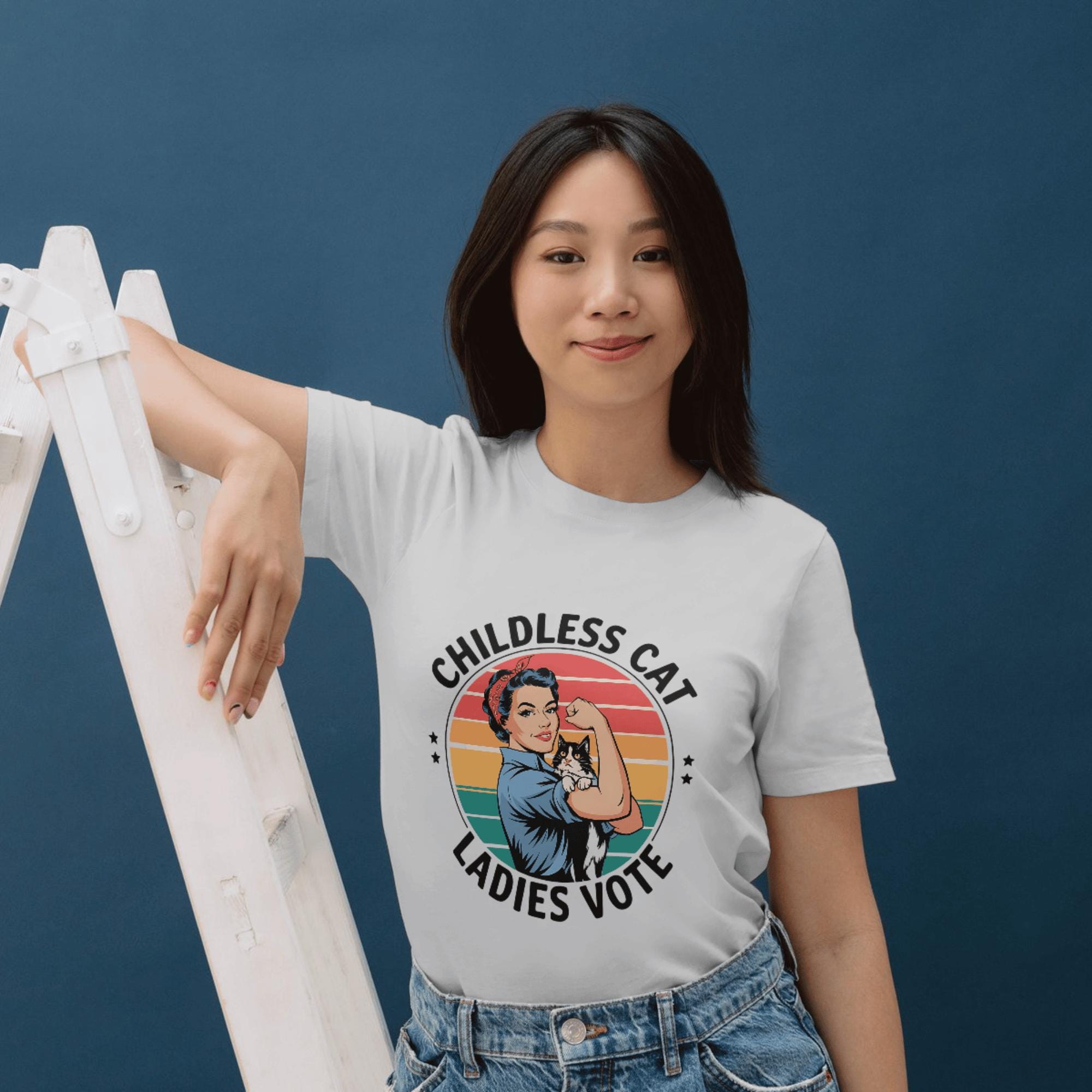 Childless Cat Lady for Kamala Svg,kamala Harris 2024 Election Design ...
