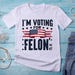 I'm Voting for the Felon 47 SVG PNG PDF Election 2024 Clipart Digital ...