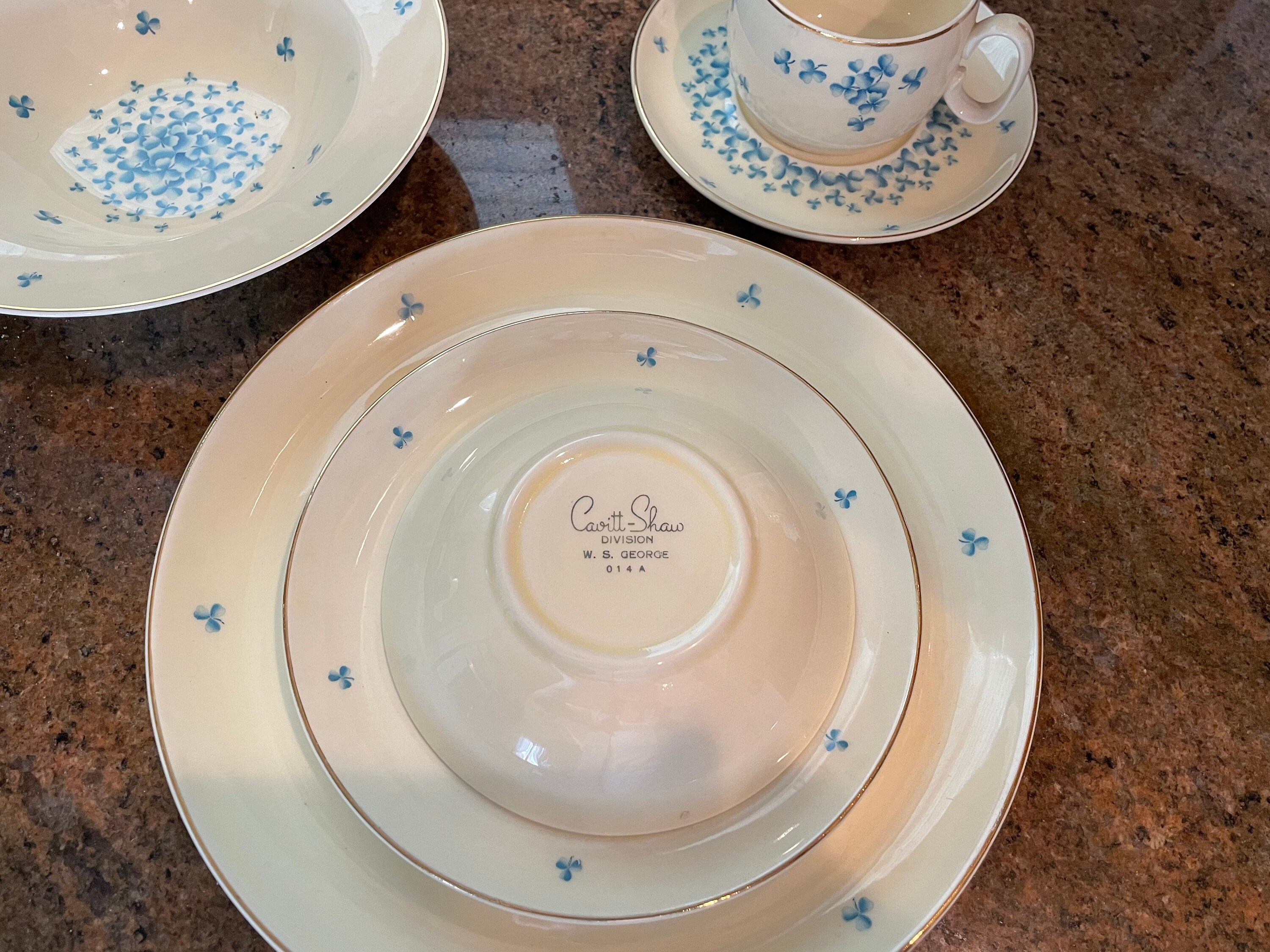 Porcelain Vintage China Cavitt-shaw - Impossible to Find! Will Sell in ...
