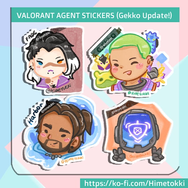 Valorant Stickers - Etsy