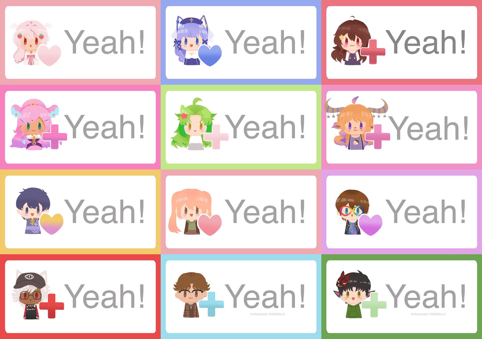 Miiverse YEAH! Sticker/button/reaction Meme Base (psd/procreate) - Etsy