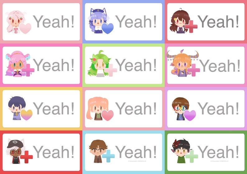 Miiverse YEAH! Sticker/button/reaction Meme Base (psd/procreate) - Etsy