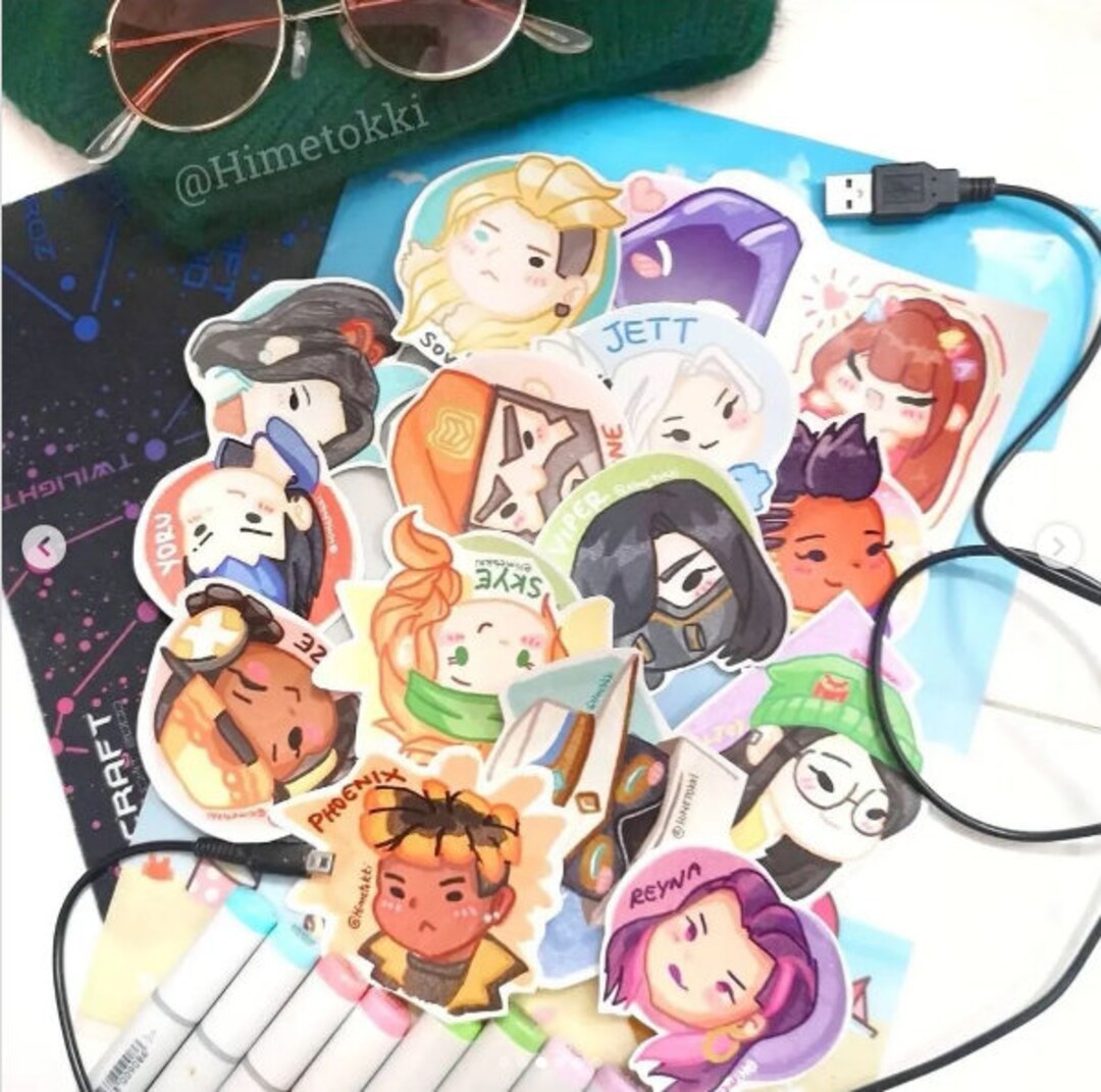Valorant Water Resistant Stickers Part 1 - Etsy