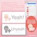 Miiverse YEAH! Sticker/button/reaction Meme Base (psd/procreate) - Etsy