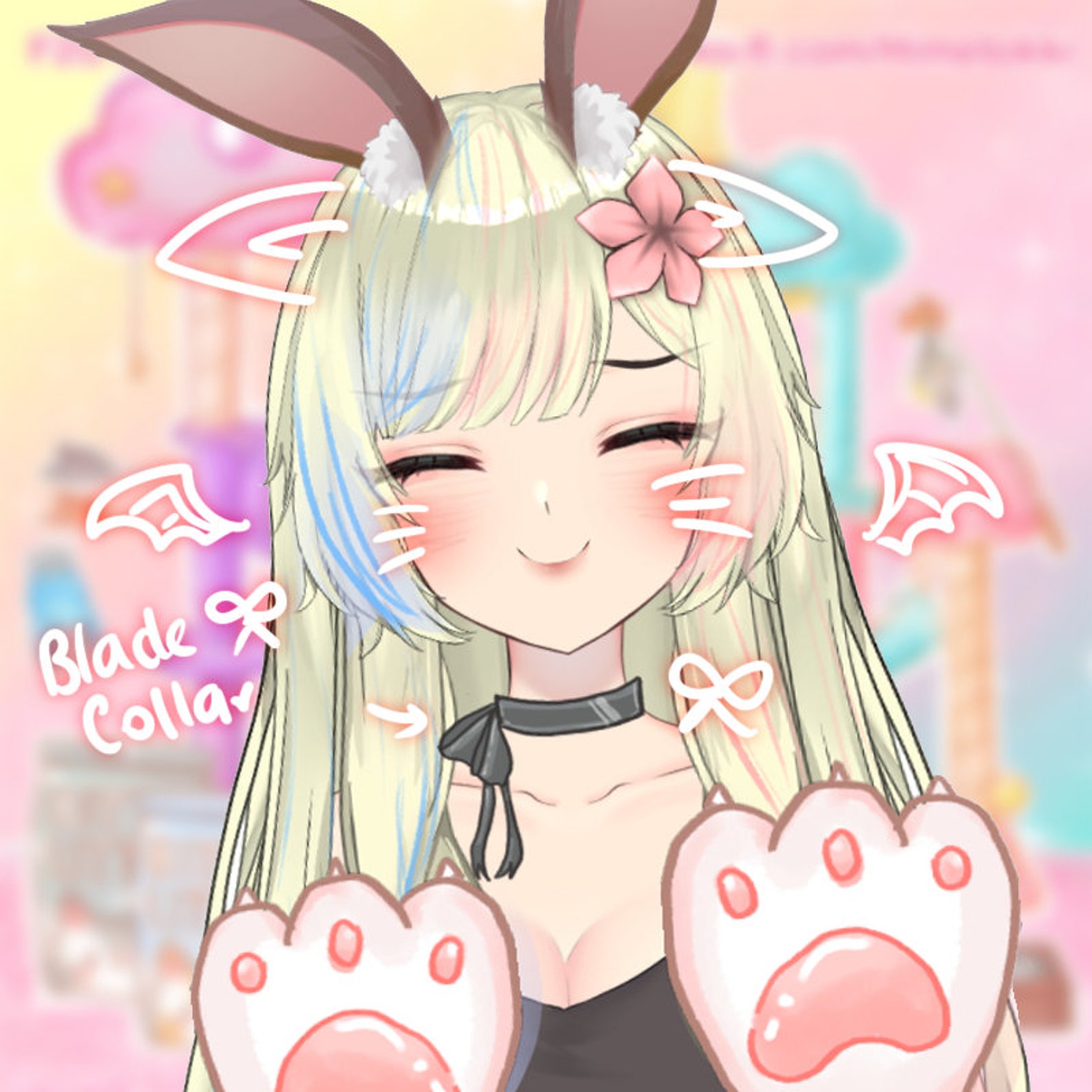 Cute Cat Pngtuber Vtuber Assets - Etsy