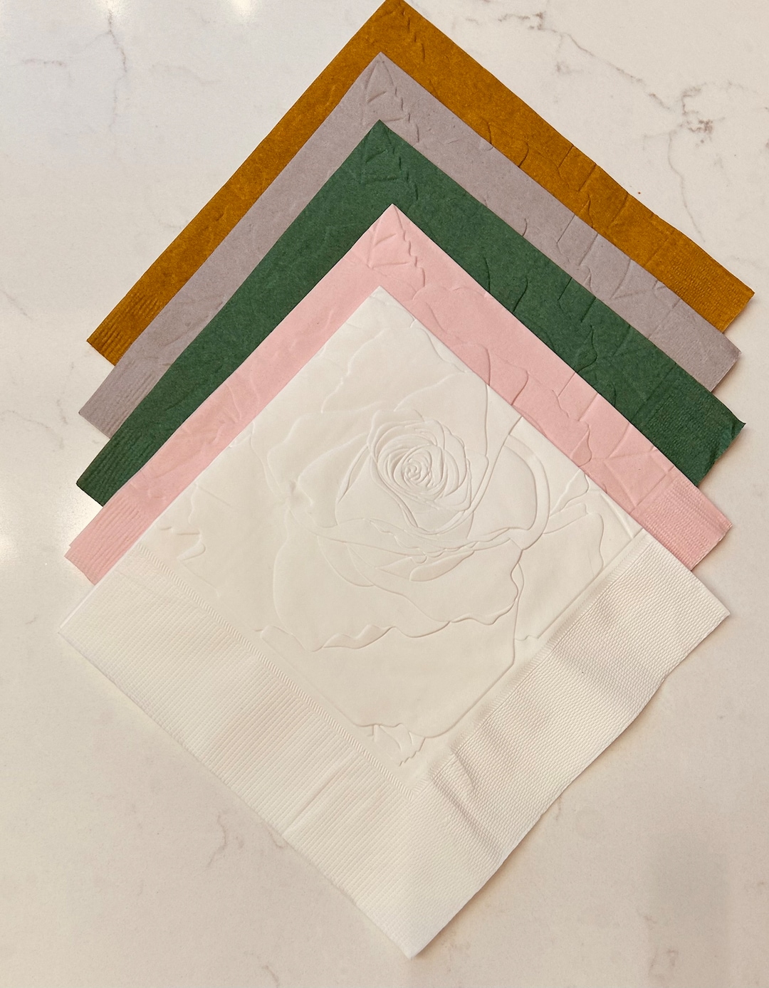 Rose Napkins/emboss Napkins/party/paper Napkins/party Decoration ...