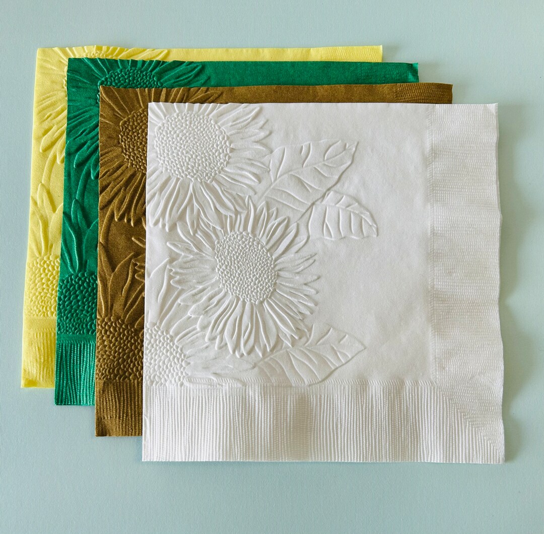 Sunflower Napkins/emboss Napkins/party/paper Napkins/party Decoration ...
