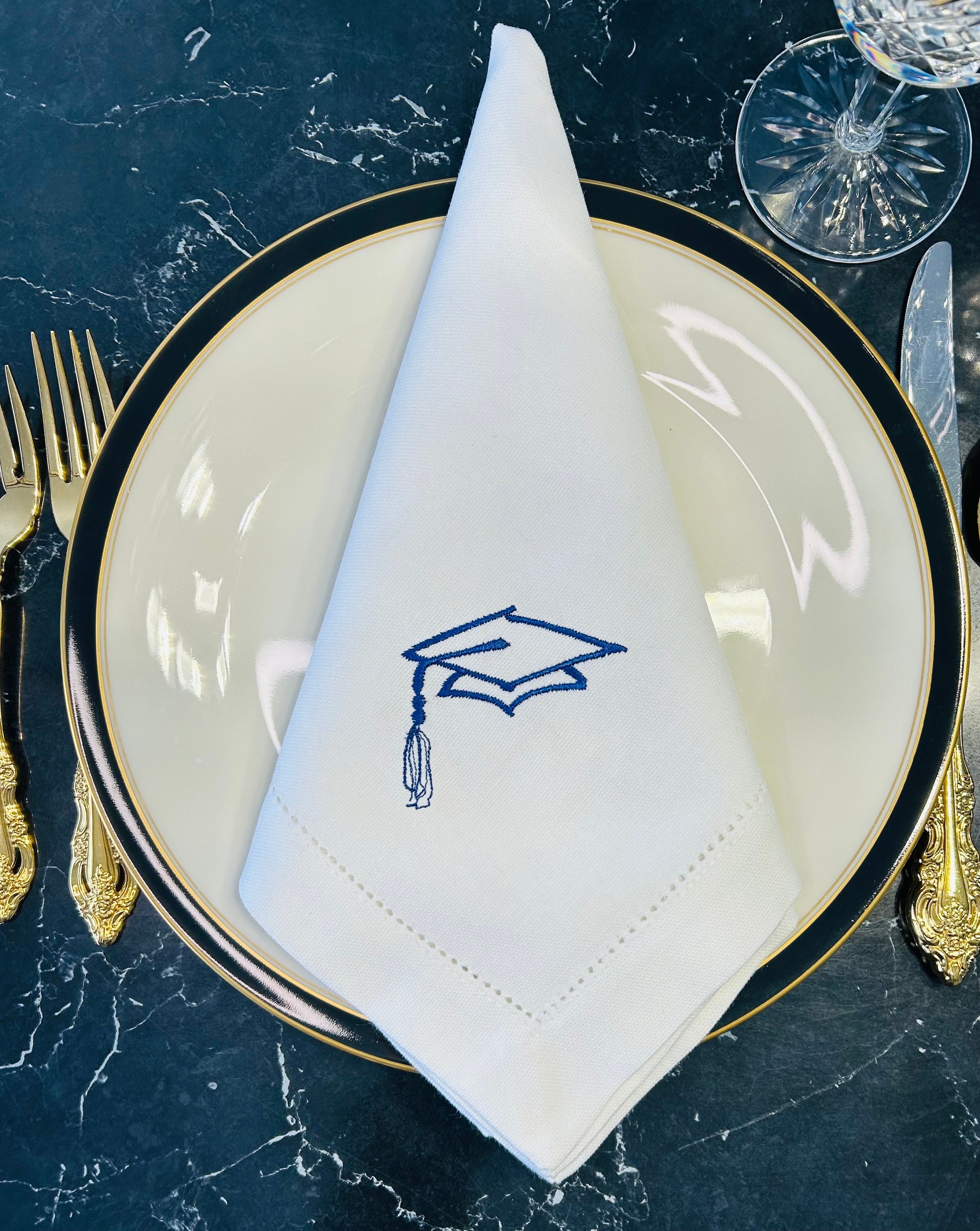 Graduation Napkins/high School Graduation Napkin/luncheon Napkins ...