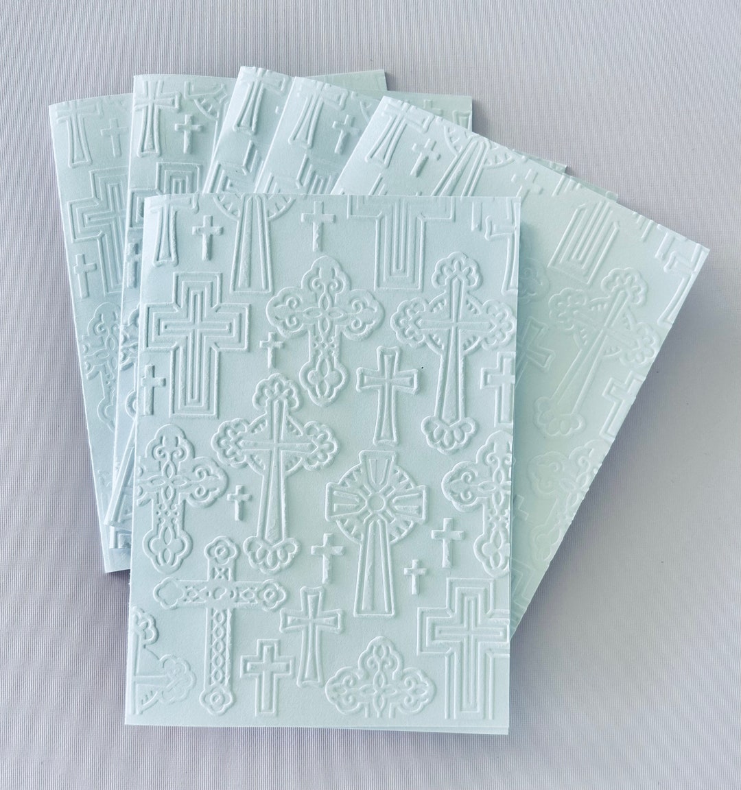 Faith Note Card Set/christian Stationery/embossed Cards/blank Note ...